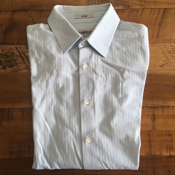 Express | Shirts | Mens Fitted Express Dress Shirt | Poshmark